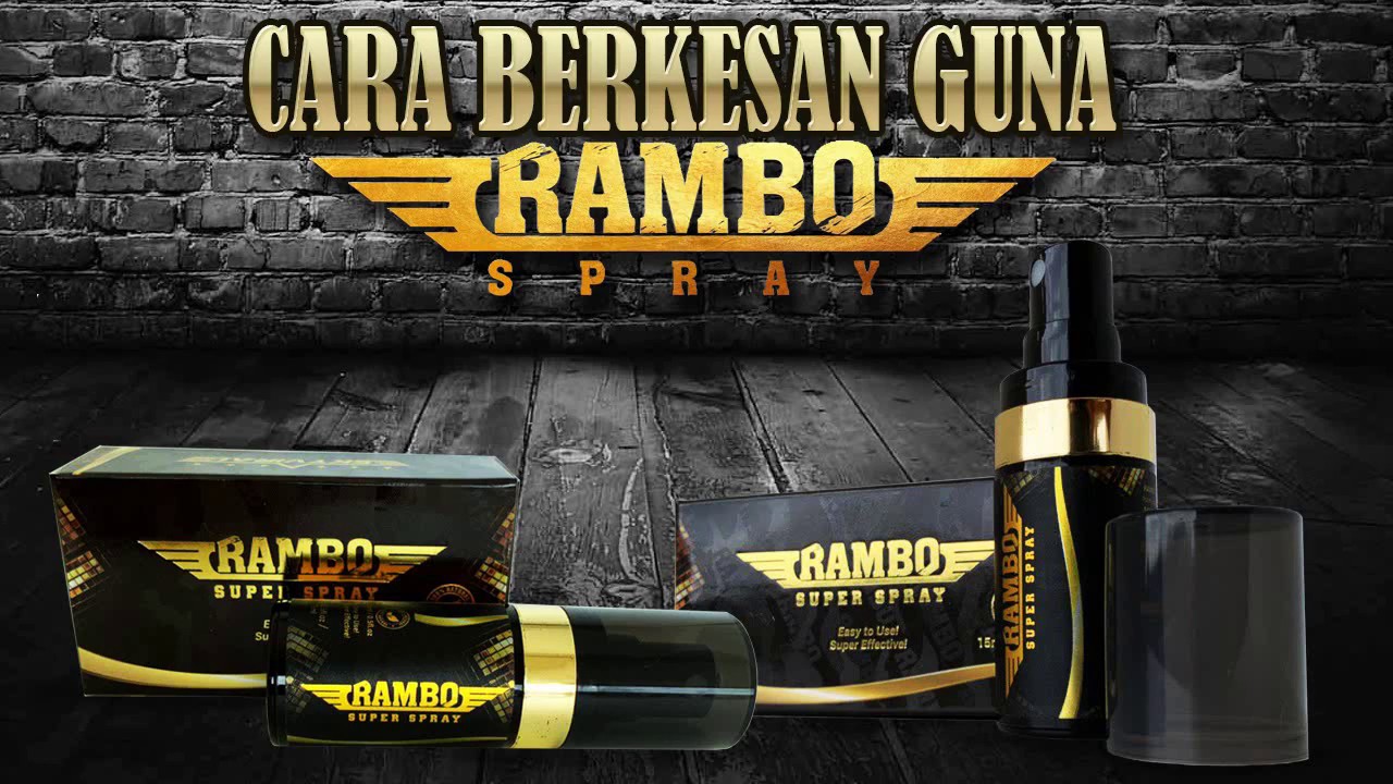 CARA GUNA RAMBO SPRAY ORIGINAL DENGAN BERKESAN - YouTube