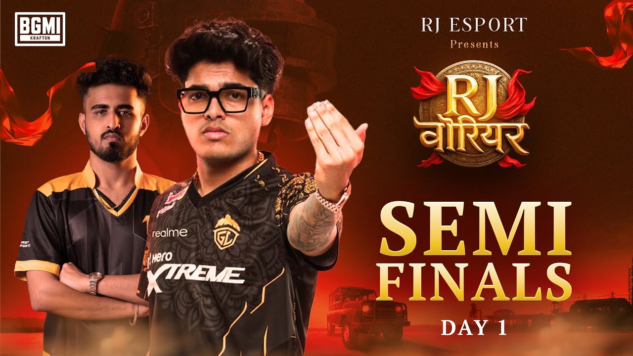 [HINDI] RJ WARRIOR'S S-1 LIVE | 1,82,000RS SEMI | BGMI | Ft #godlike # ...