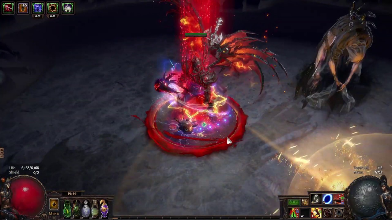 [3.7] 2H Crit Axe Cyclone Slayer Build Destroying Uber Elder - YouTube