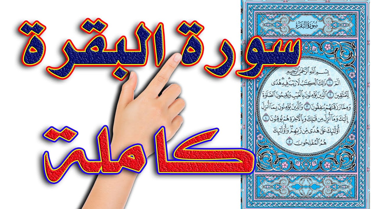 سورة البقرة كاملة || اسهل طريقة لحفظ وقراءة القرآن الكريم || The Noble ...