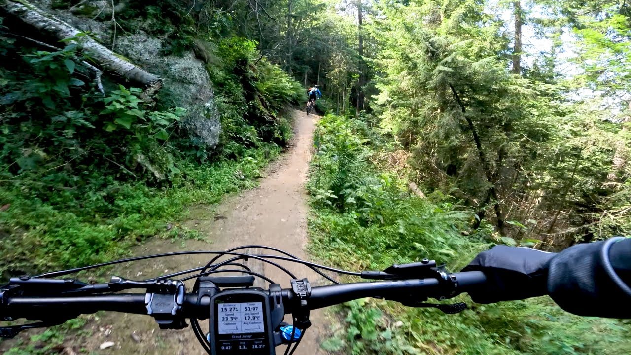 Bike Park Postavaru Red and Blue Trail. - YouTube