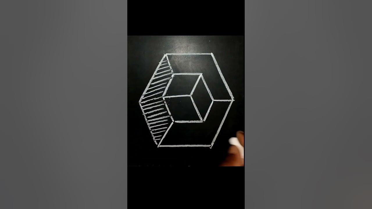 How to draw 3D Optical illusion drawing || step by step for beginners # ...
