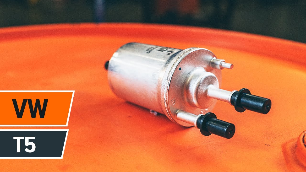 Kaip pakeisti kuro filtras VOLKSWAGEN T5 PAMOKA | AUTODOC - YouTube