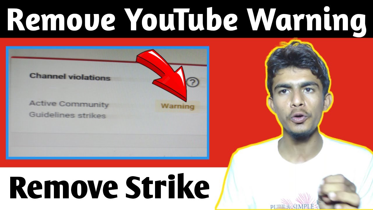 How To Remove YouTube Warning Strike I YouTube Warning Kaise Hataye I ...