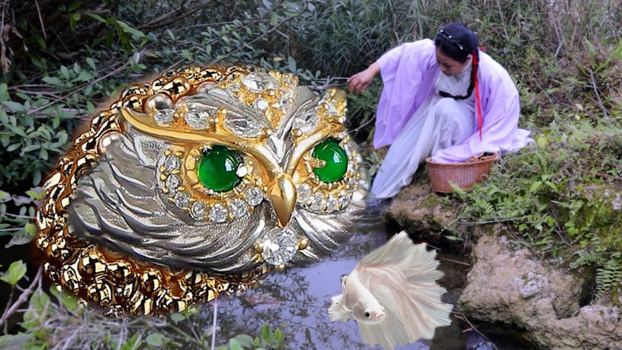 A mutated clam appeared in a cold river in the wild, and the girl ...