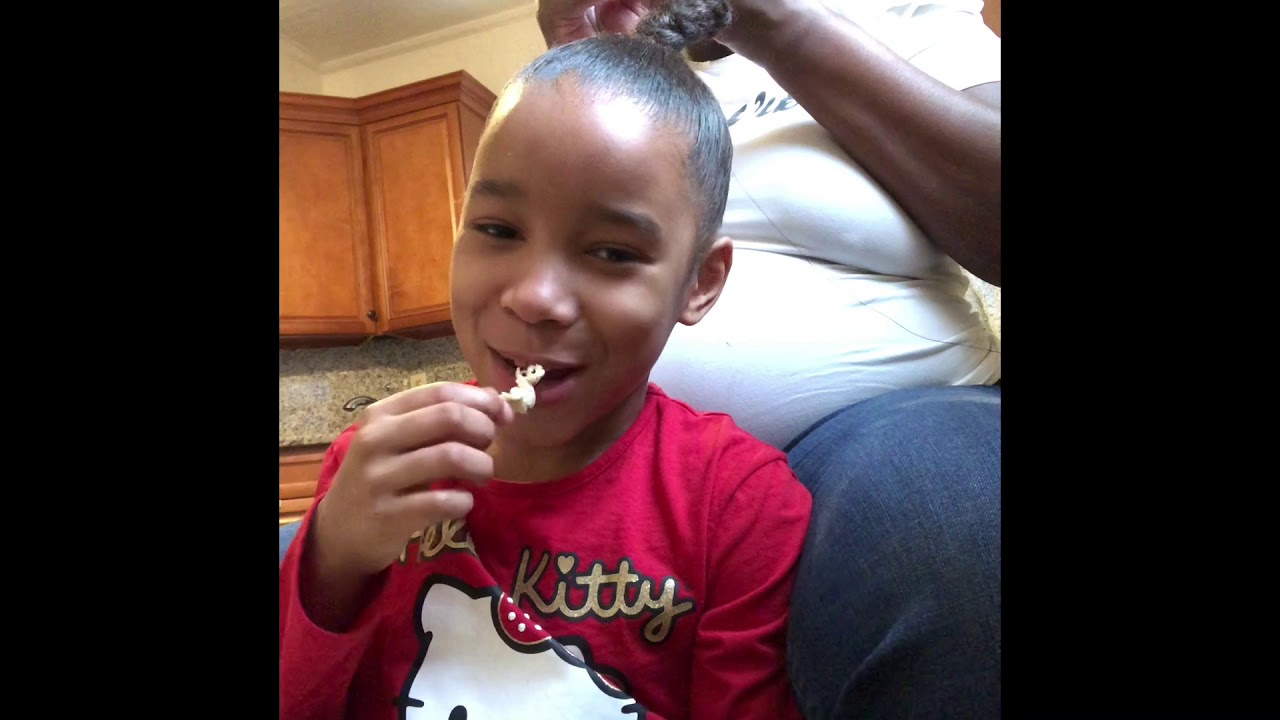 How to sew in a track ponytail - YouTube