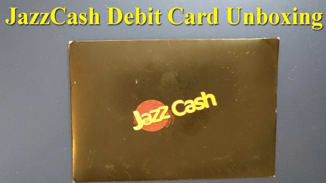 Jazzcash Debit Card Unboxing | JazzCash Master Debit Card Unboxing ...