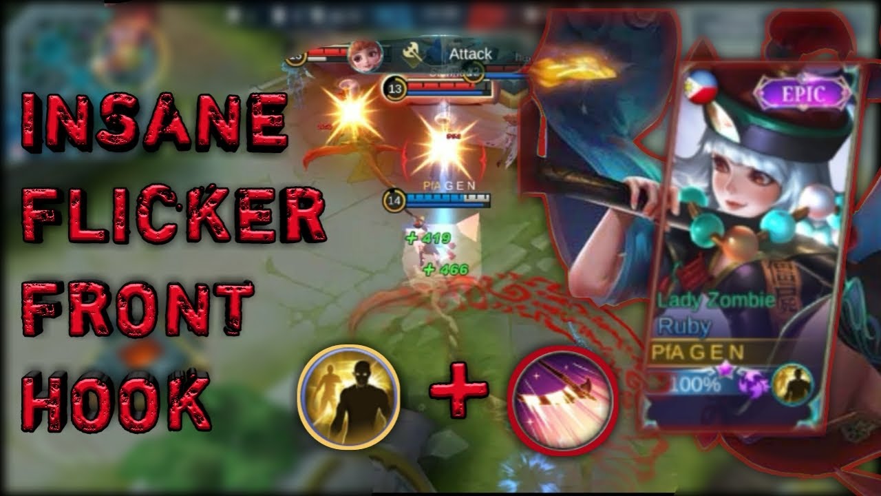 INSANE FLICKER + FRONT HOOK RUBY | MLBB - YouTube