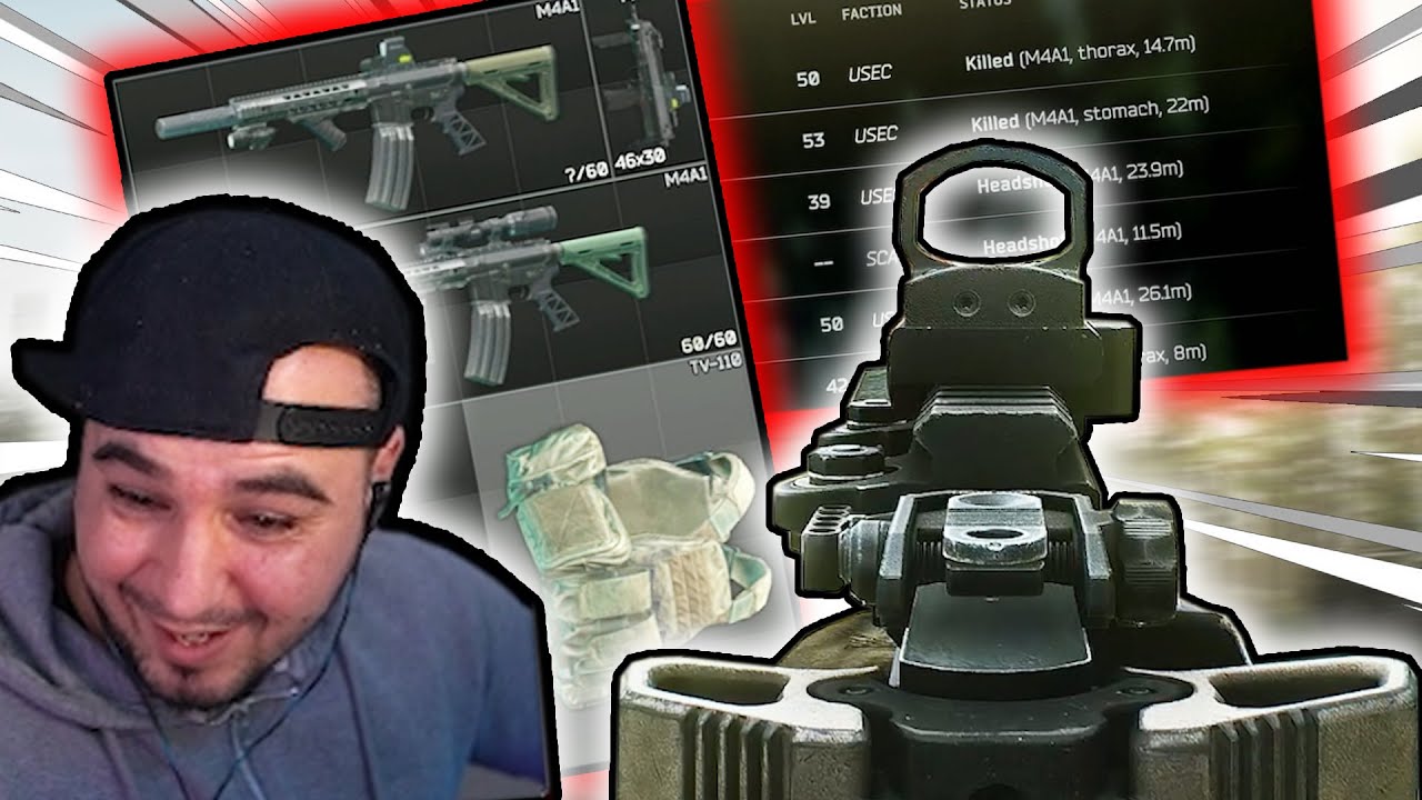 Clearing Squads On Shoreline With This M4 - Escape From Tarkov - YouTube