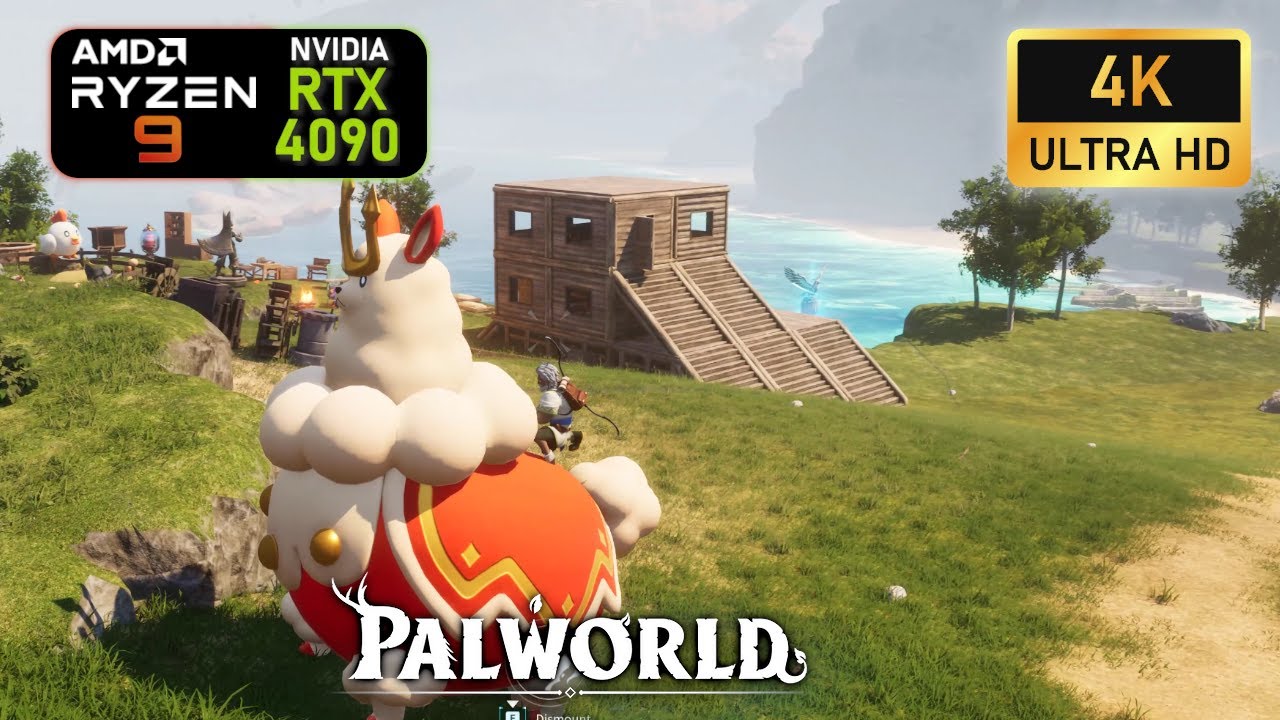 Palworld - Raytracing MOD | 4K | Epic Quality| RTX 4090 | R9 7950x ...