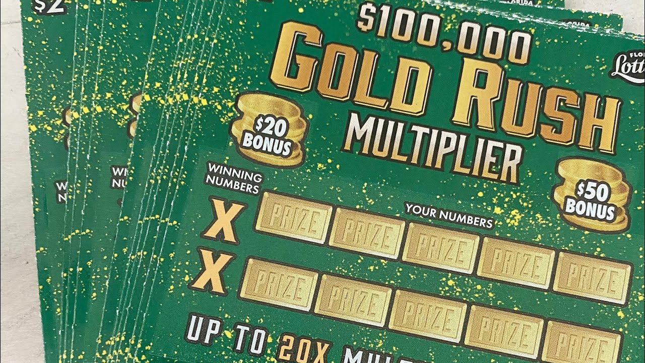 $2 Gold Rush Multiplier tickets! #floridalottery - YouTube