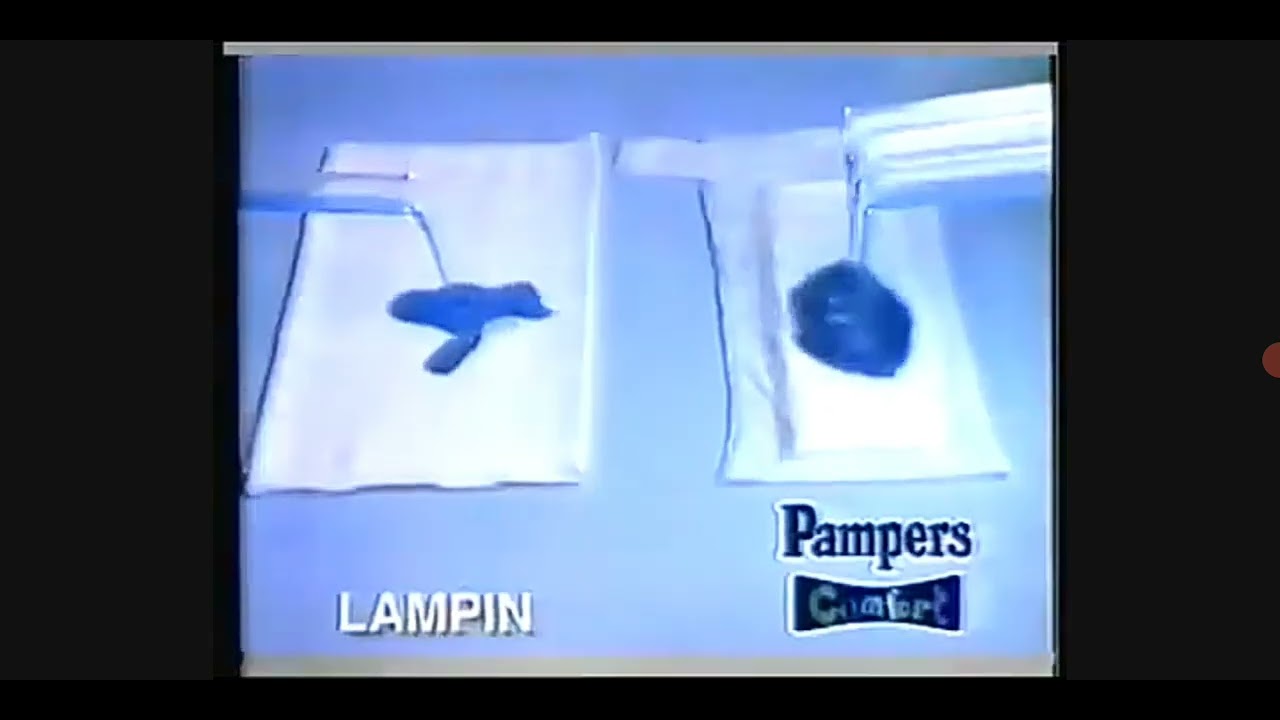 NEW Pampers Comfort Singles TV Commercial | 1997 15's - YouTube