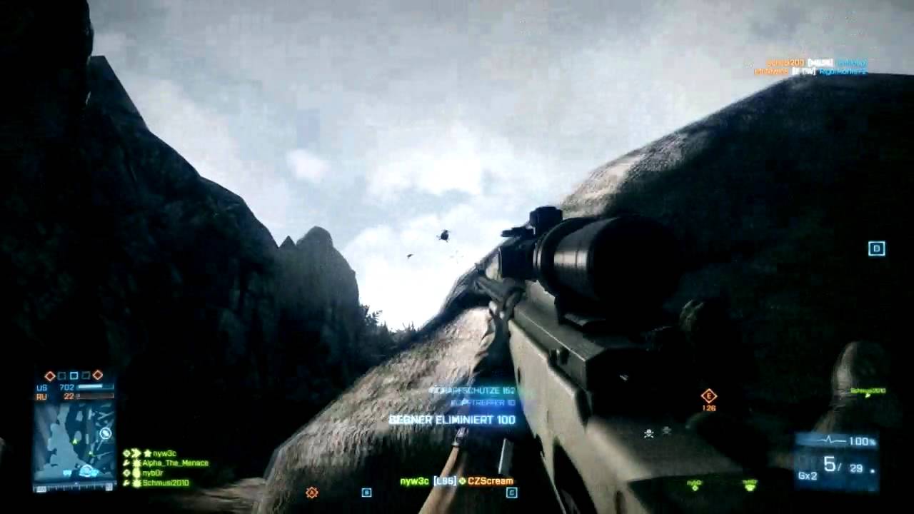 Battlefield 3 - L96 - YouTube