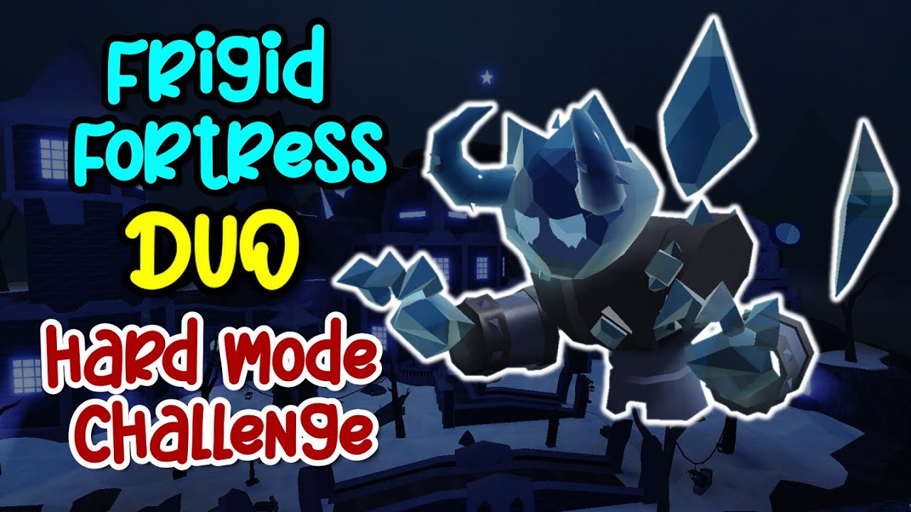 How to DUO (FRIGID FORTRESS) Hard Mode Challenge in Roblox Tower Heroes ...