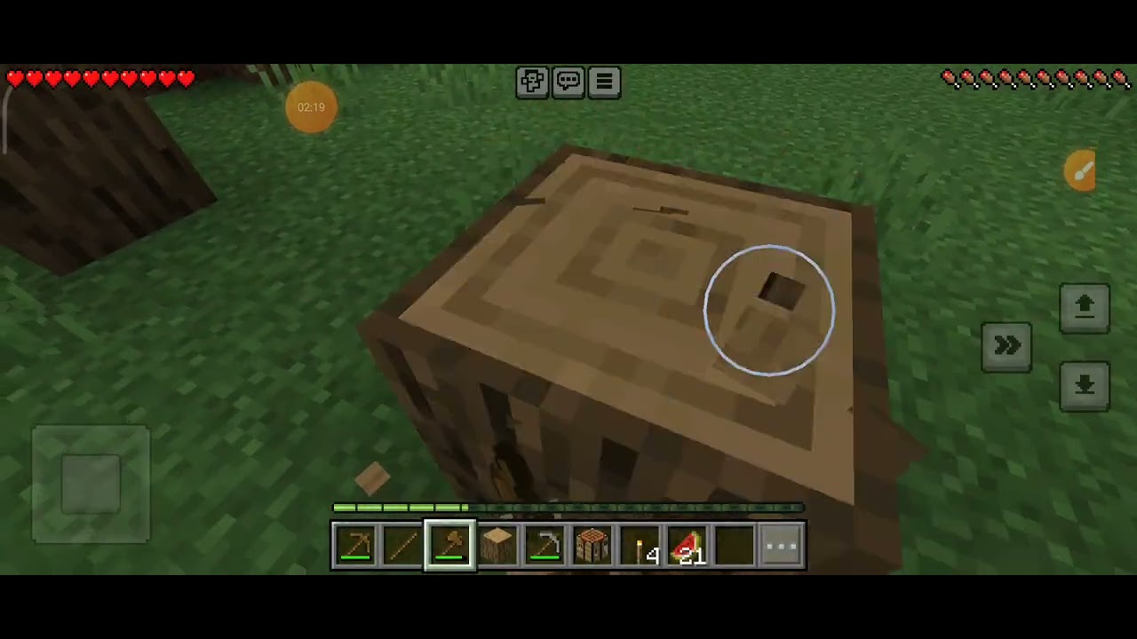 Jugando minecraft (en modo pacifico soy noob😔) - YouTube
