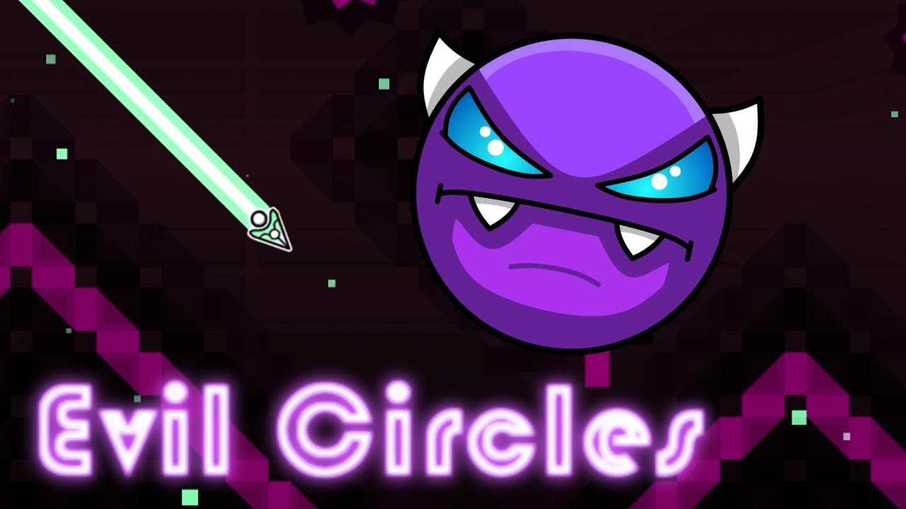Evil Circles | Easy Demon, 3 Coins (Geometry Dash) - YouTube
