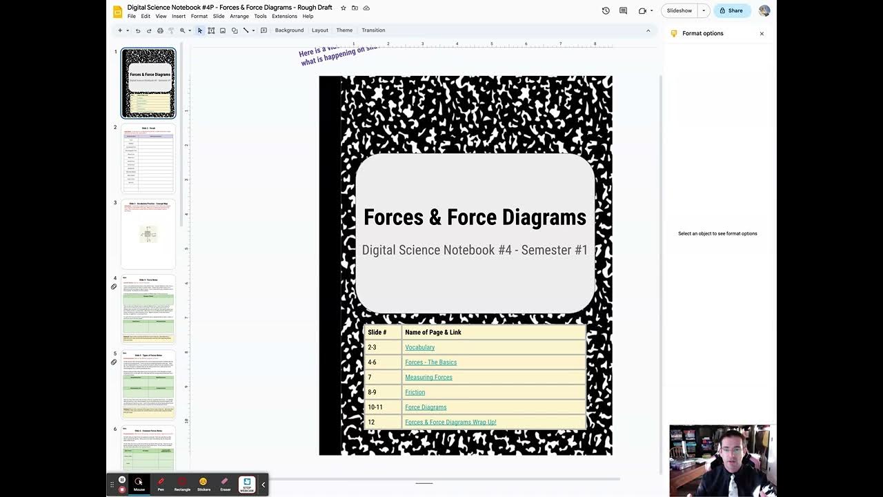 Digital Science Notebook #4P - Forces & Force Diagrams - Slide 1 ...