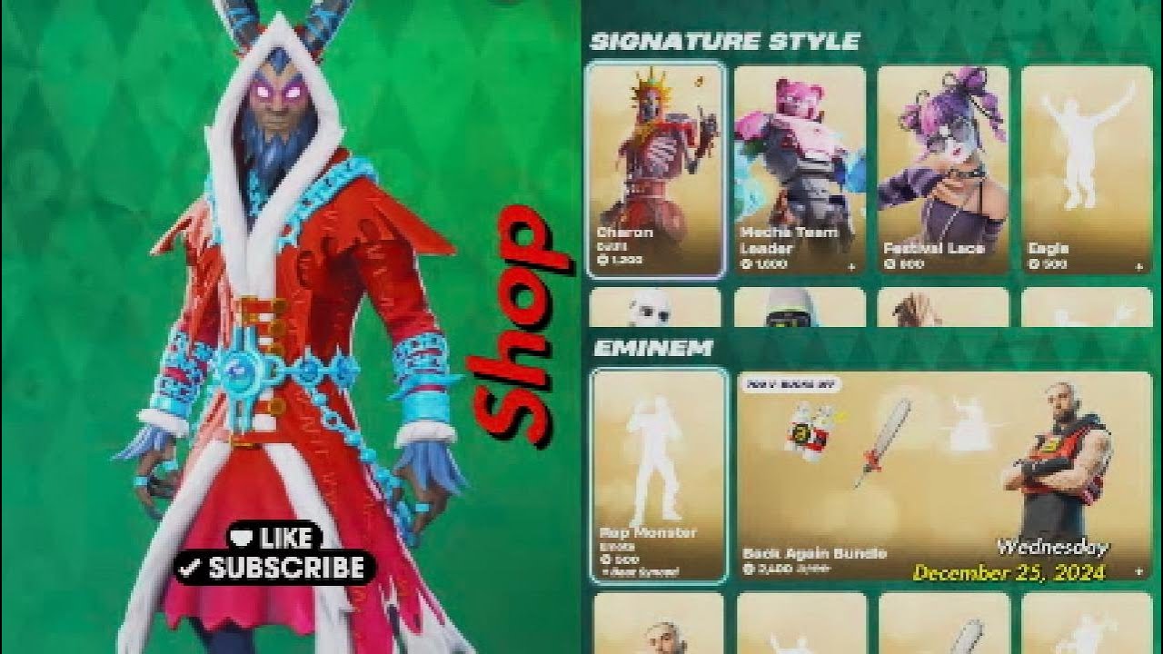 *NEW* Krampus Bundle, Rap Monster, + More - Fortnite Shop Update ...