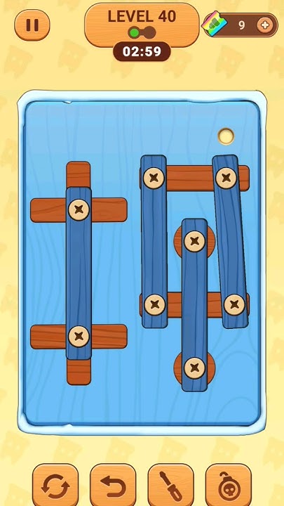 wood nuts and bolts level 40 time failure - YouTube