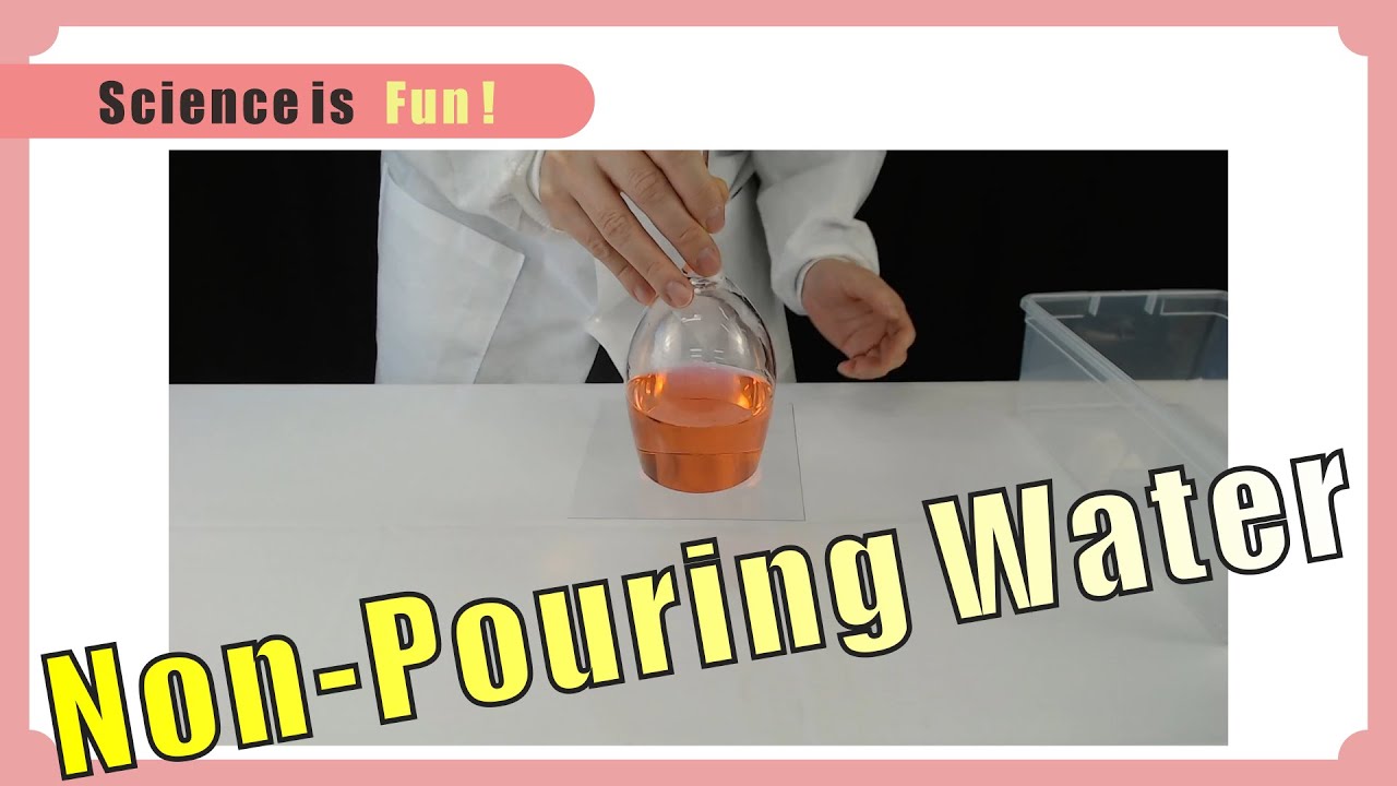 Science experiment about the Non pouring Water at home. - YouTube