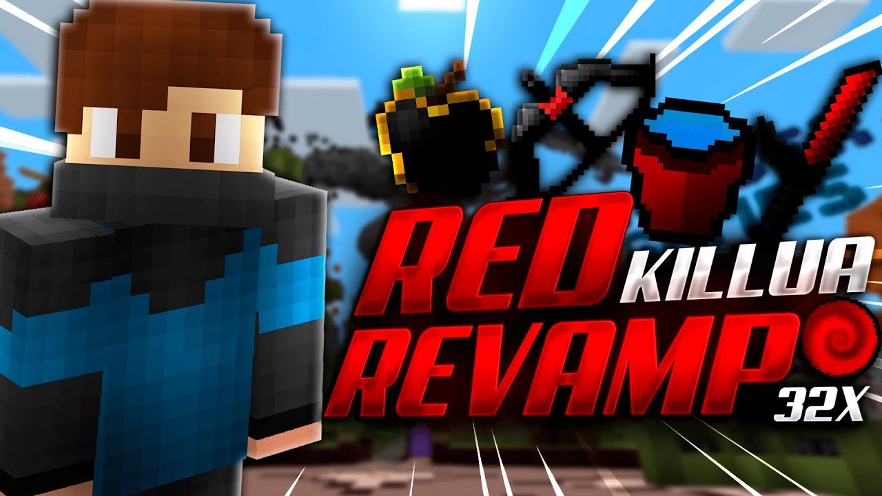 EL MEJOR TEXTURE PACK ROJO 32X DE MINECRAFT | SKYWARS | 4K - YouTube