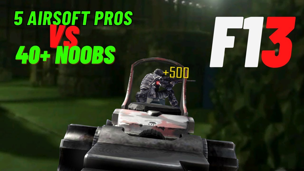 5 Airsoft Pros Vs 40+ Noobs - Fort 13 Airsoft Gameplay - Raptor One ...