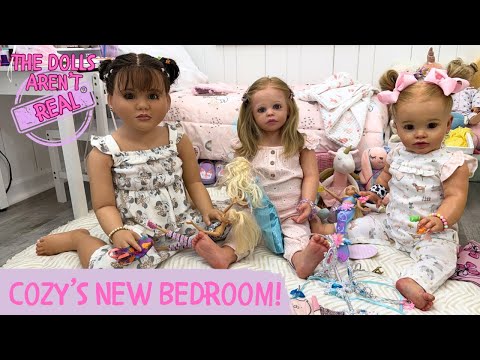 Tour The Dolls’ New Bedrooms and See Gina Try A Brand New Hairstyle on Adelia! Reborn Doll Roleplay