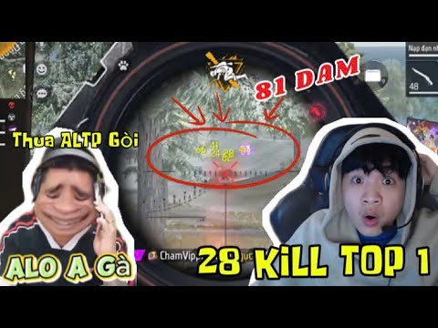 CHAM CÂN 5 TOP 1 ALTP LỤM VỀ 28KILL CỰC ĐỈNH VỚI COMBO MẠNH NHẤT FF BÁC GẤU PHẢI GỌI ANH GÀ GẤP ...