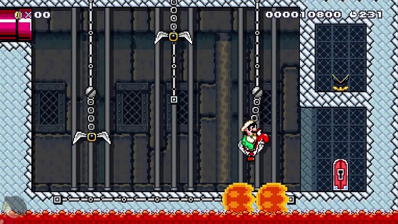 Mario Maker 2 - Fight Fire With Fire... Times 2! - YouTube