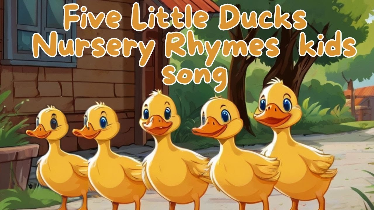 Five Little Ducks | english Version Children's Nursery Rhyme # - YouTube
