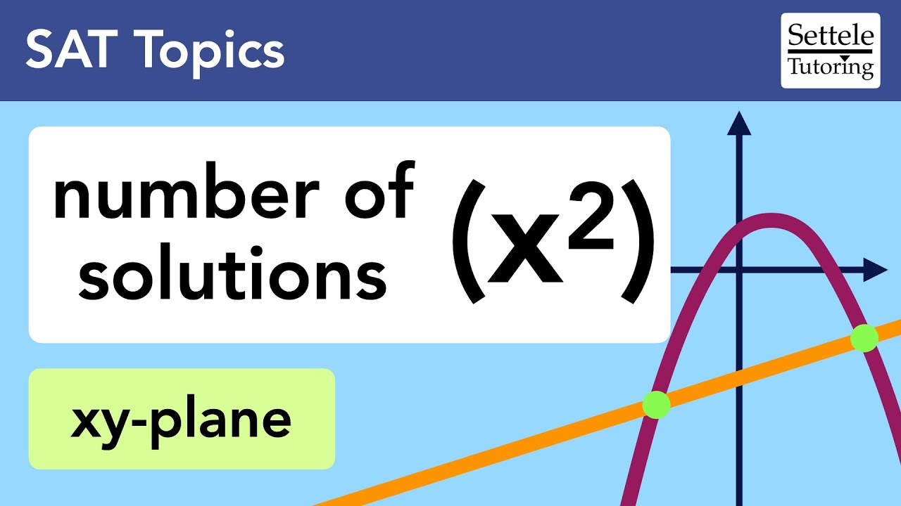 Number of Solutions (x²) — learn the discriminant for the hard SAT Math ...