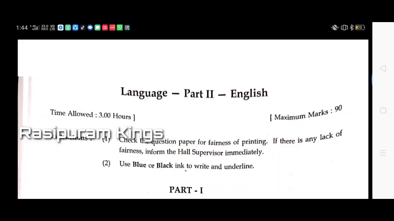 11th English Public Exam Questions Paper And Answer Key YouTube 11th English Public Exam Questions Paper And Answer Key YouTube