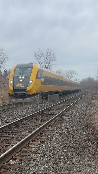 VIA rail #24 with the Lumi and a horn salute | #train #viarail #railroad #railfan - YouTube