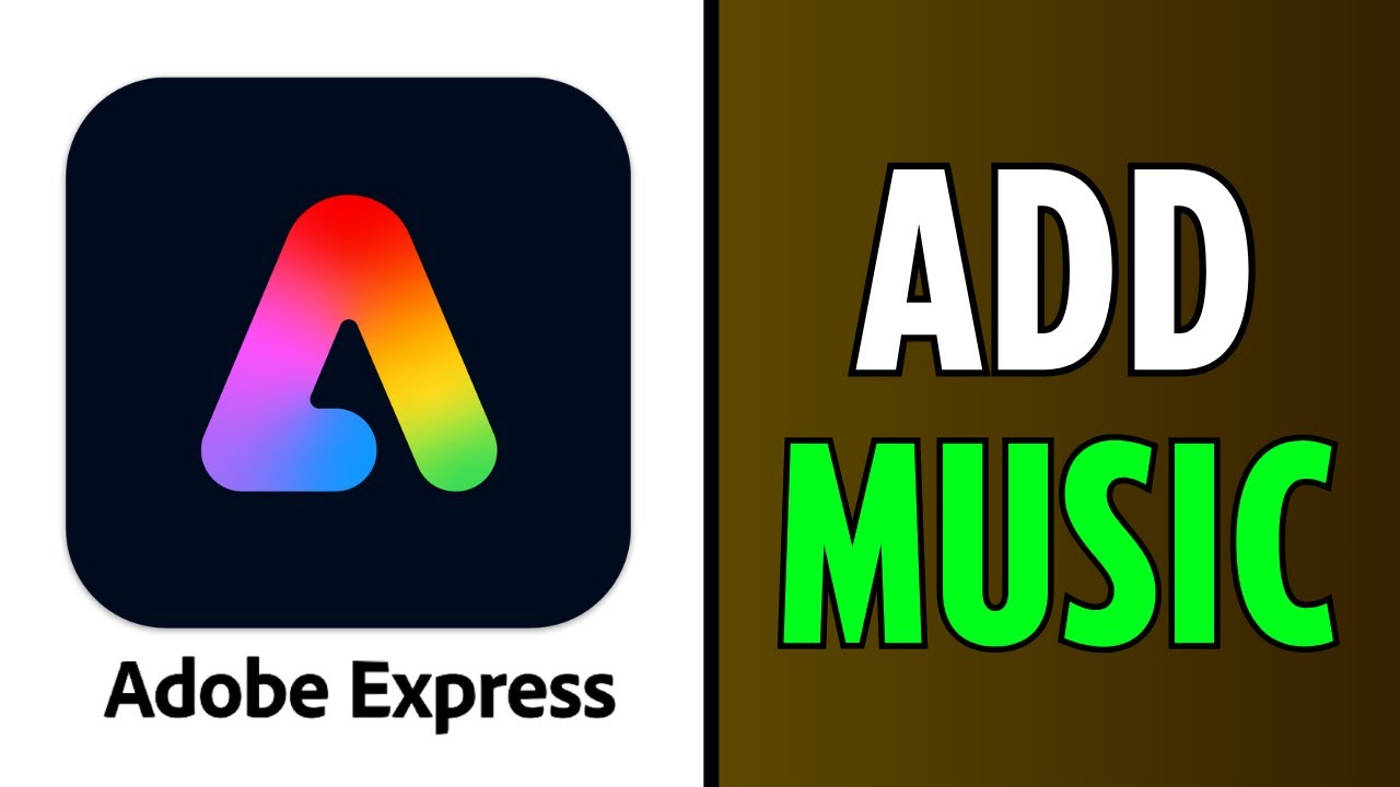 Adobe Express : How to Add Music Audio (2025) - YouTube