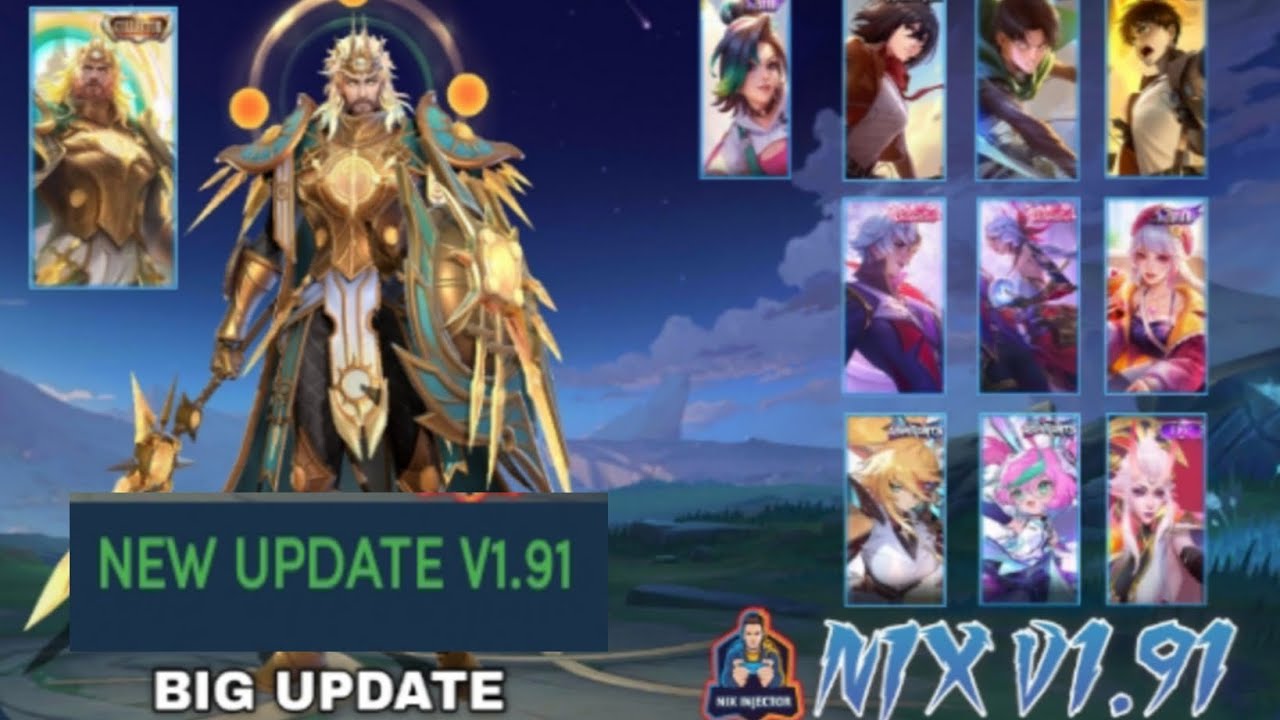 new skin available on nix injector update V1.91 in 2024 - YouTube