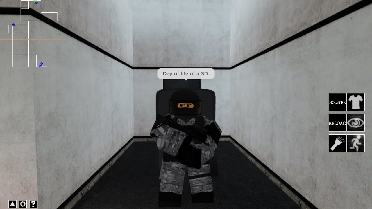 Roblox SCP Roleplay Site-19 : Day of life of a SD - YouTube