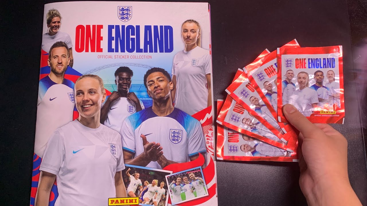 Panini ONE ENGLAND STICKER COLLECTION! Album review + 5 PACKS - YouTube