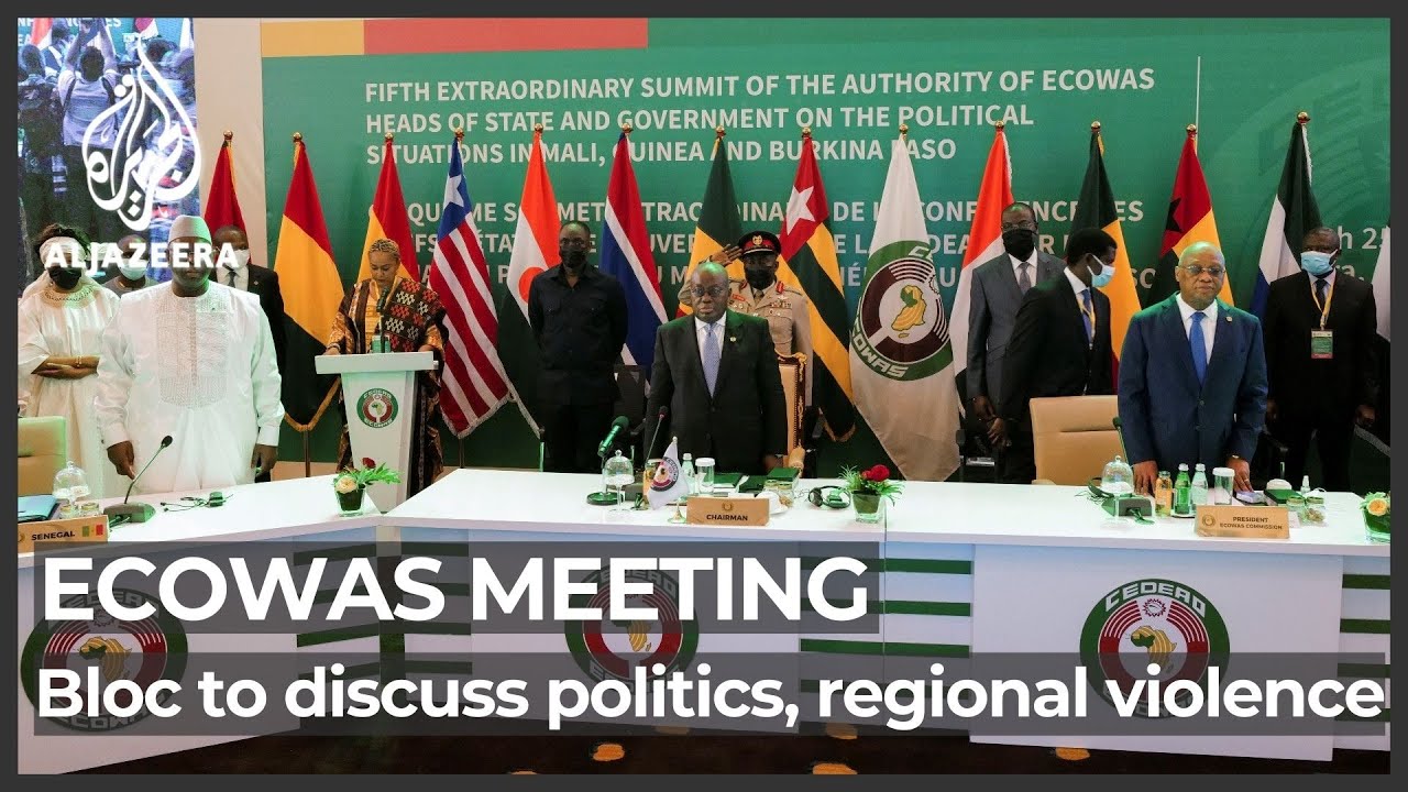 ECOWAS meeting: Bloc set to discuss politics, regional violence - YouTube
