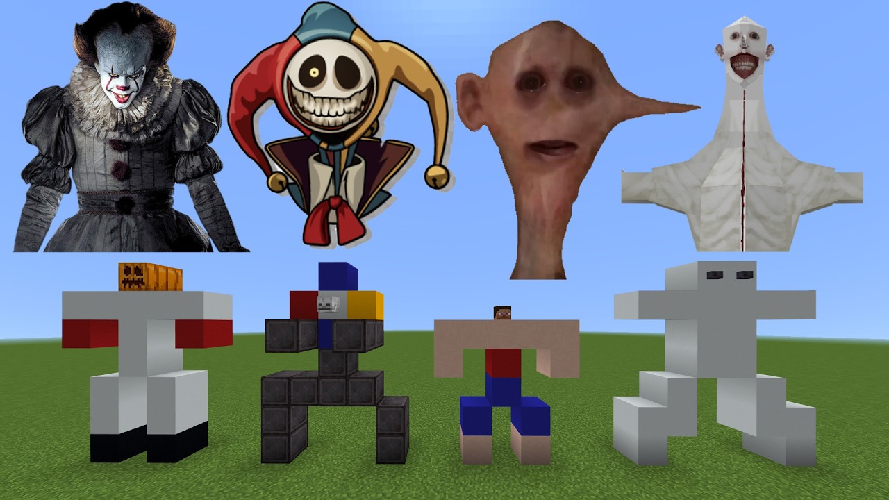 NEVER SPAWN The Prototype Pennywise Fran Keel Desiderio in Minecraft pe ...