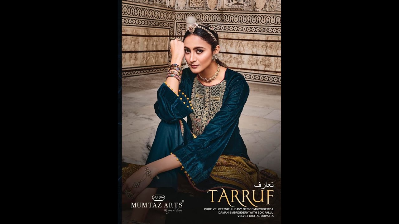 MUMTAZ ARTS TARRUF | VELVET SUITS | WINTER SUIT COLLECTION | MUMTAZ ...