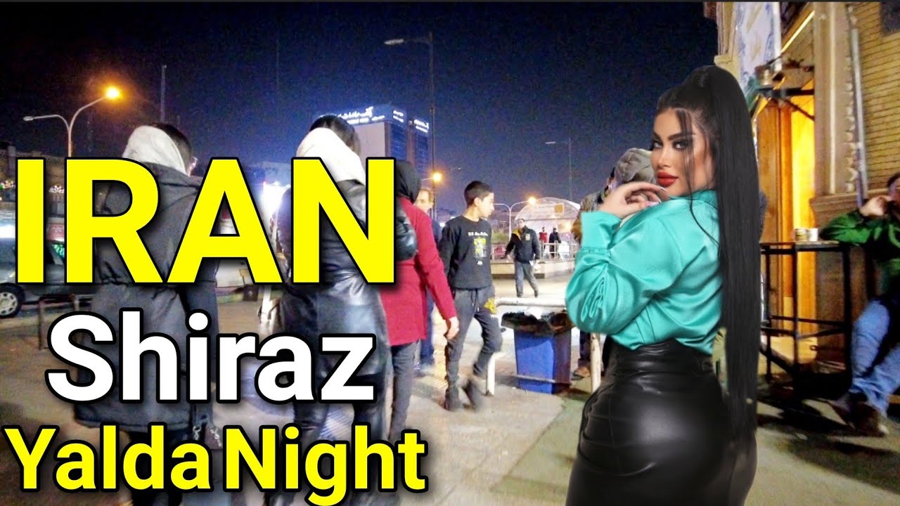 Take A Night Walk Through Shiraz 2023, IRAN 4K Nightlife #iran - YouTube