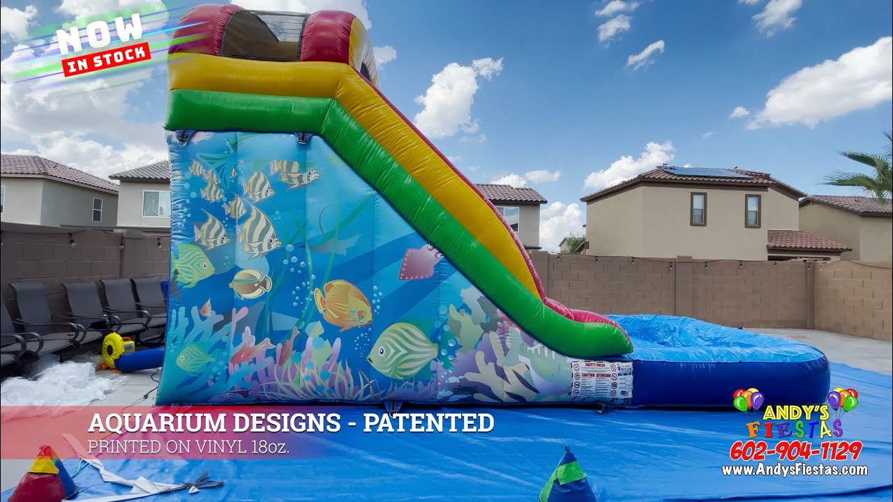 New Water Slide 13ft. Models 2022 Aquarium - YouTube