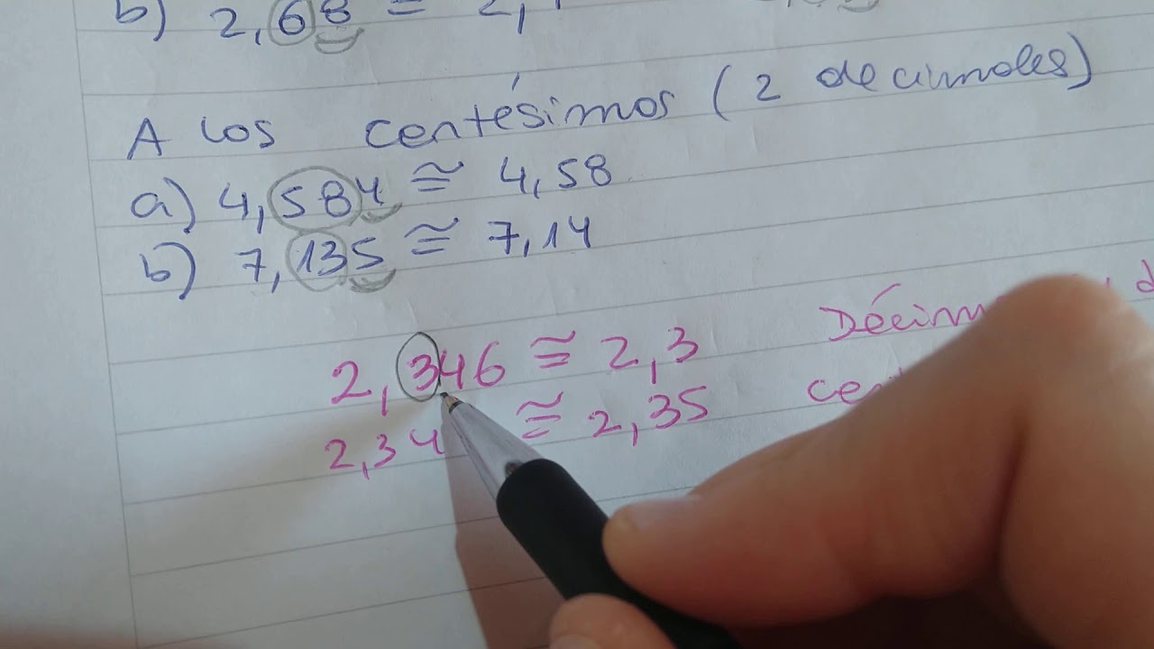 3º B Aproximacion y truncamiento clase 12 5 - YouTube