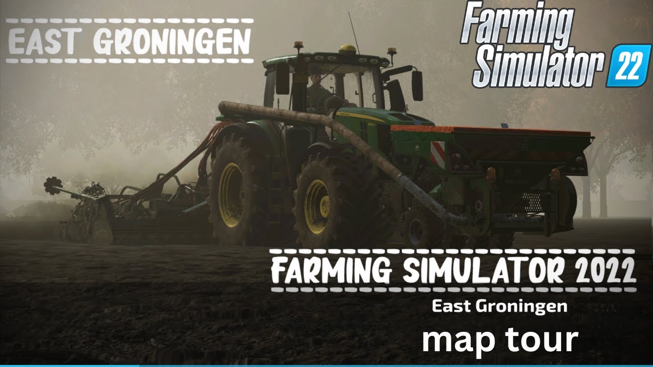 East Groningen / oost groningen map tour Een hele dikke 8 - YouTube