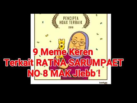 9 DERETAN MEME BUAT RATNA SARUMPAET DARI WARGANET. No 8 Menohok