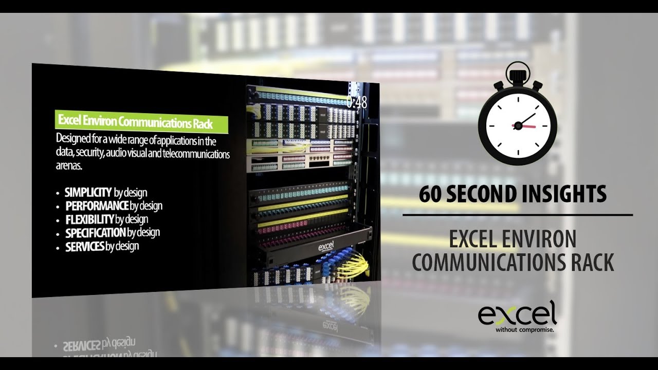 60 Second Insights - Excel Environ Communications Rack - YouTube