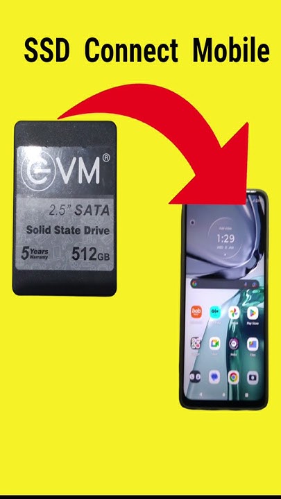 SSD Connect To Mobile #shorts #computer - YouTube