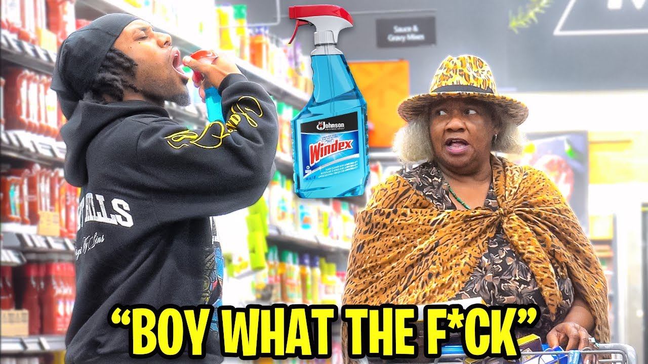 Drinking Windex Prank! - YouTube