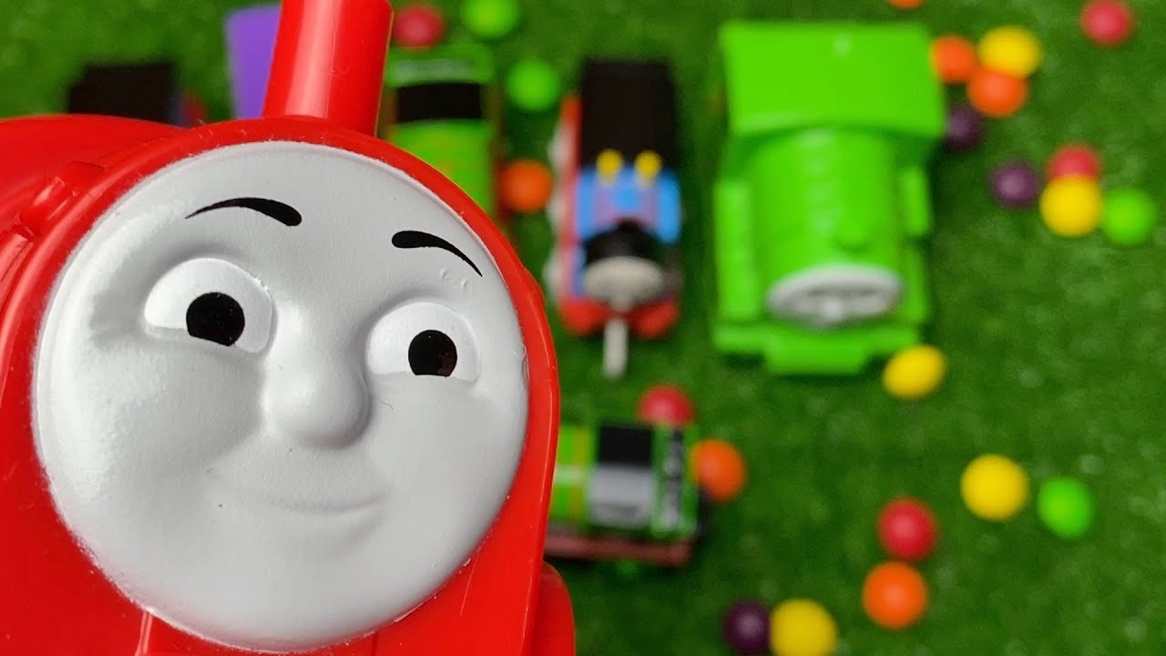 Learn Colors Thomas and Friends Toys opening ASMR - YouTube