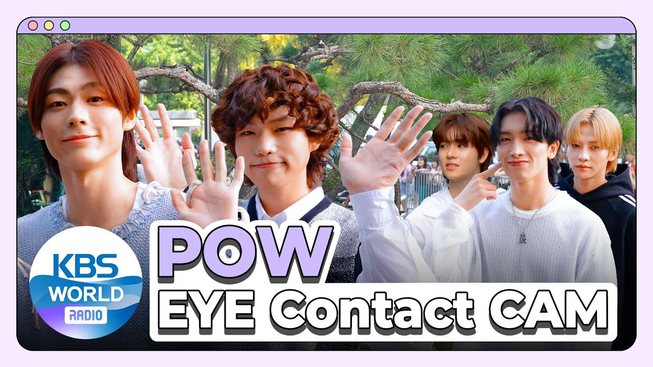 [4K] POW EYE CONTACT CAM :: 파우 아이컨택캠 @ MUSIC BANK - YouTube